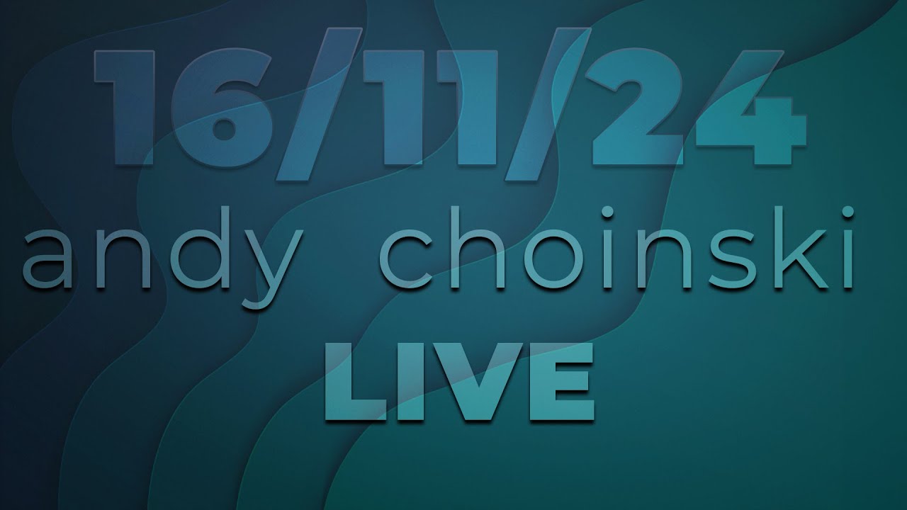 🔴 LIVE 16/11/24 Andy Choinski Live| Wybory w USA: dobre czy złe? - YouTube