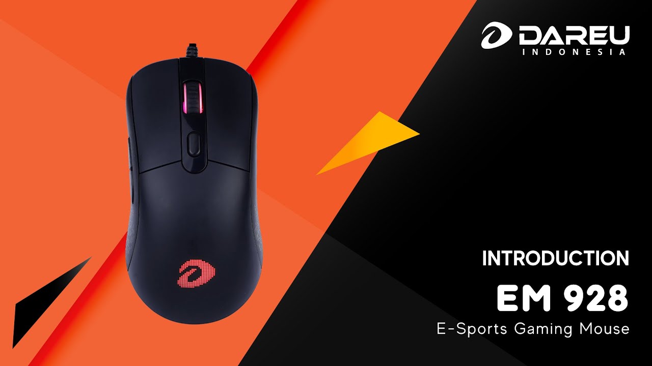 MOUSE GAMING DAREU EM-928 WITH SENSOR PMW 3389 l Gaming Mouse - YouTube