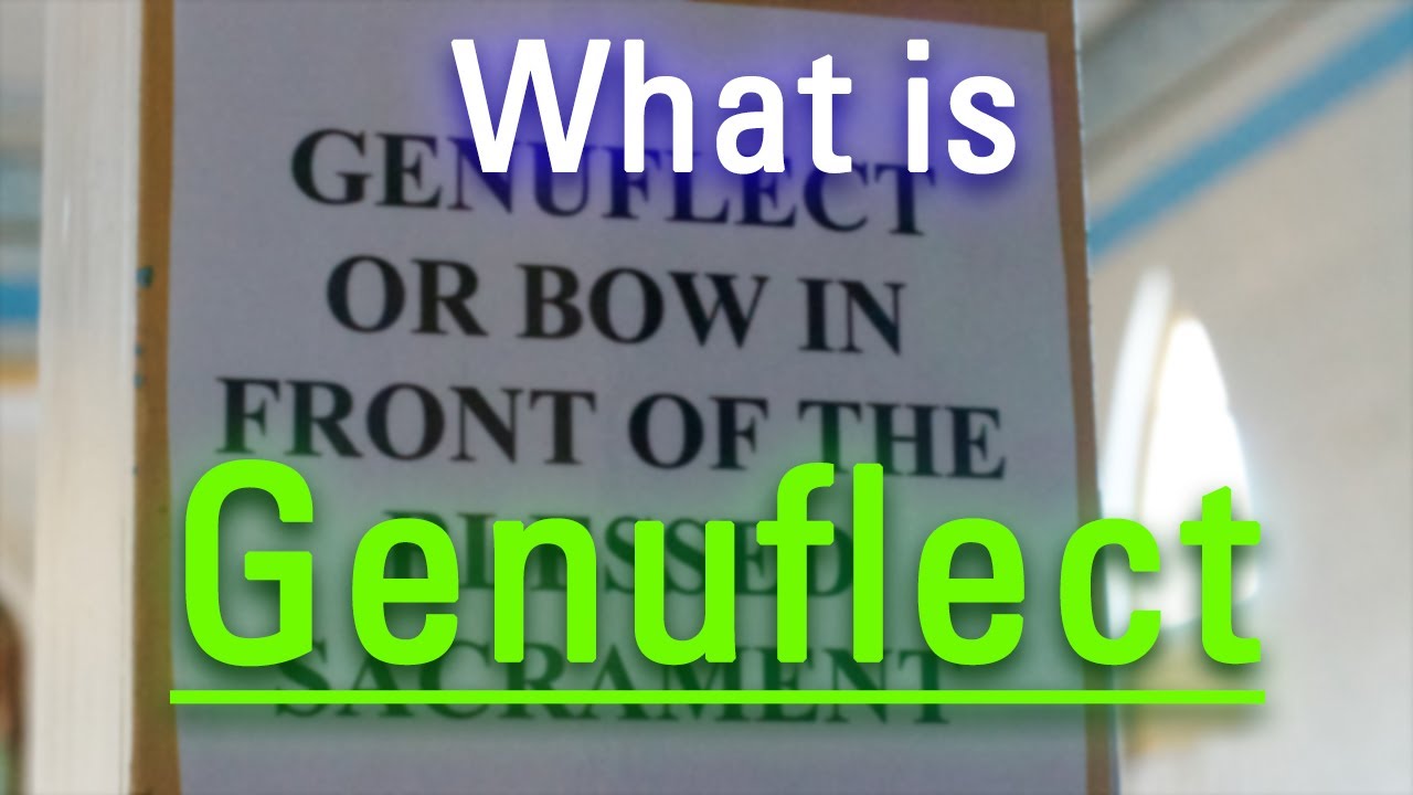 How Does Genuflect Look? | What is Genuflect? | How to Say Genuflect in ...