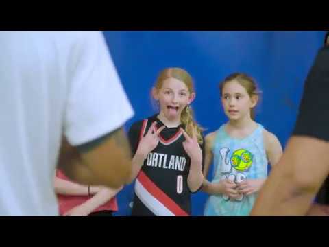 Trail Blazers PE Takeover at Stephenson Elementary - YouTube
