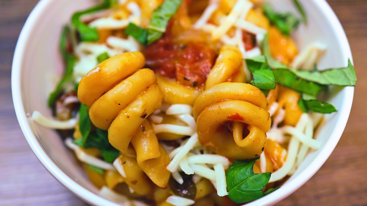Instant Pot Trottole Pasta with Easy and Delicious Tomato Basil Sauce ...