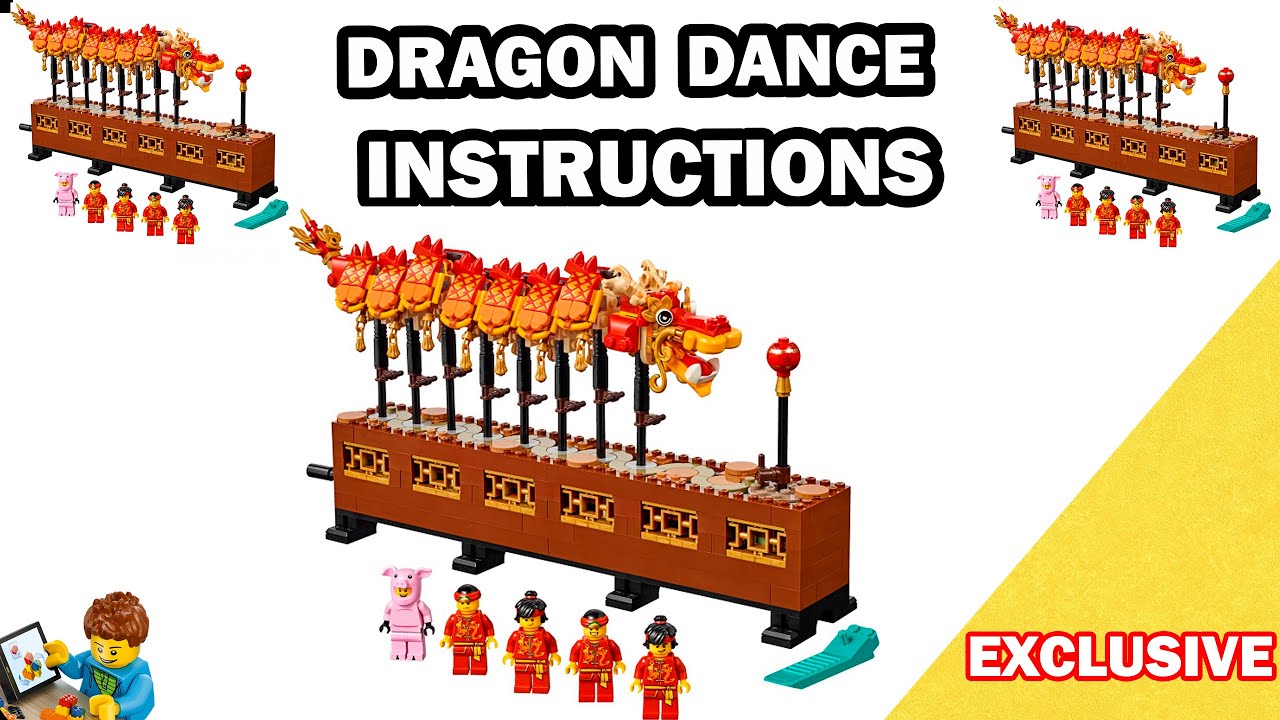 LEGO INSTRUCTIONS - Dragon Dance - EXCLUSIVE - LEGO Set 80102 - YouTube