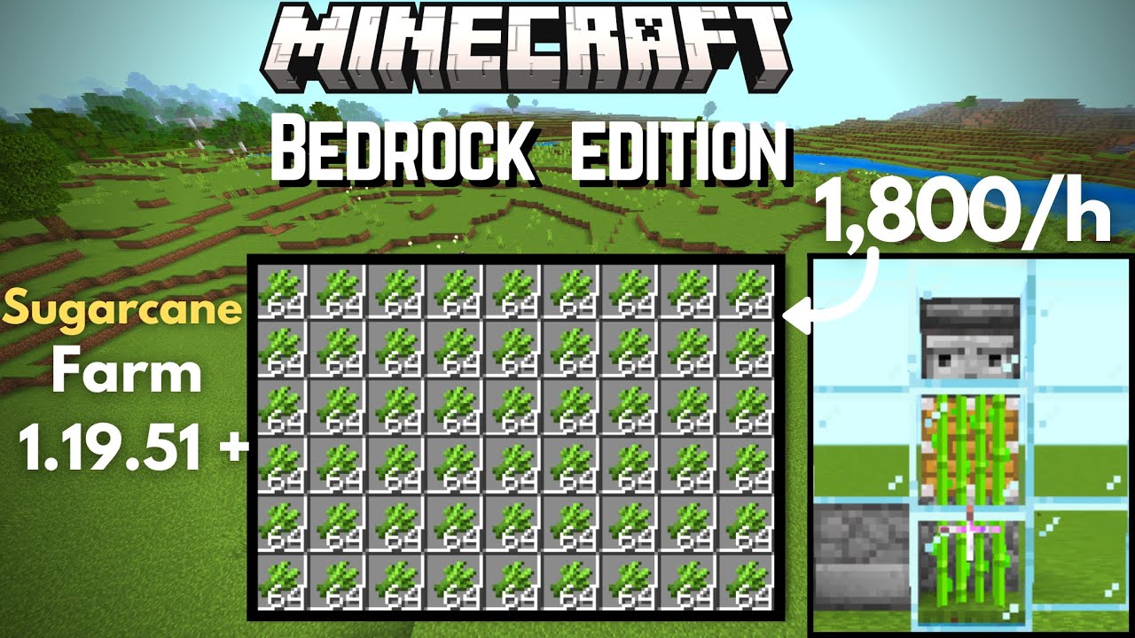 10x Your Sugar Cane Output with this Ultimate Minecraft Bedrock Farm ...