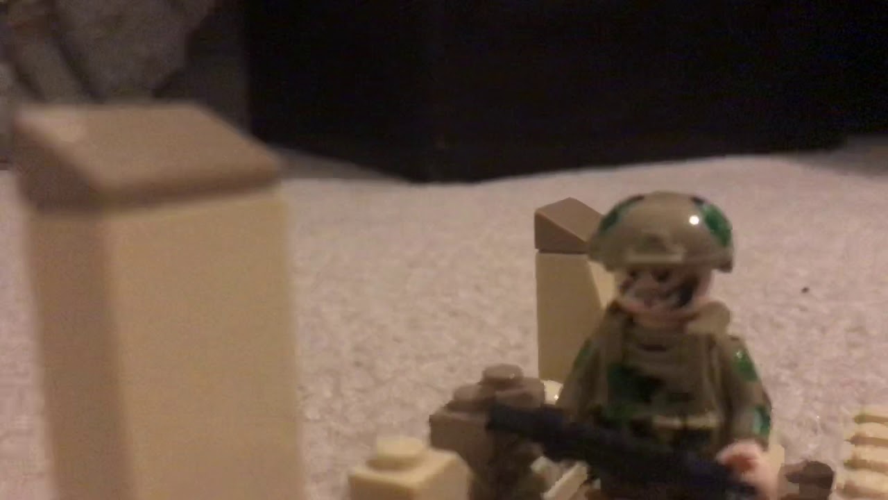 Running into battle modern warfare lego moc - YouTube