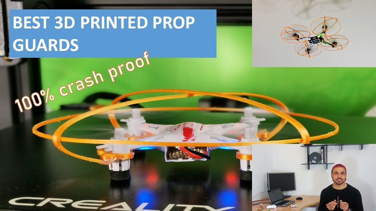 Best 3D Printed Propeller Guards - 100% Crash Proof - YouTube