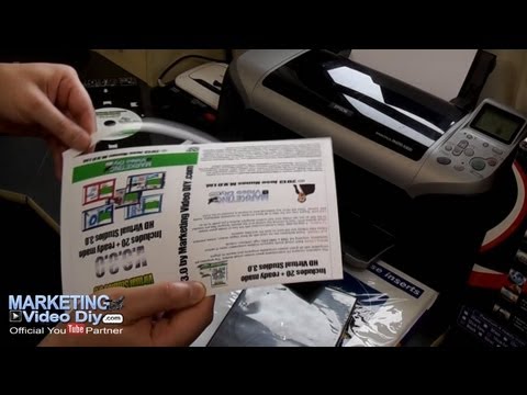 Disc Publishing - How to print the DVD Case cover - YouTube