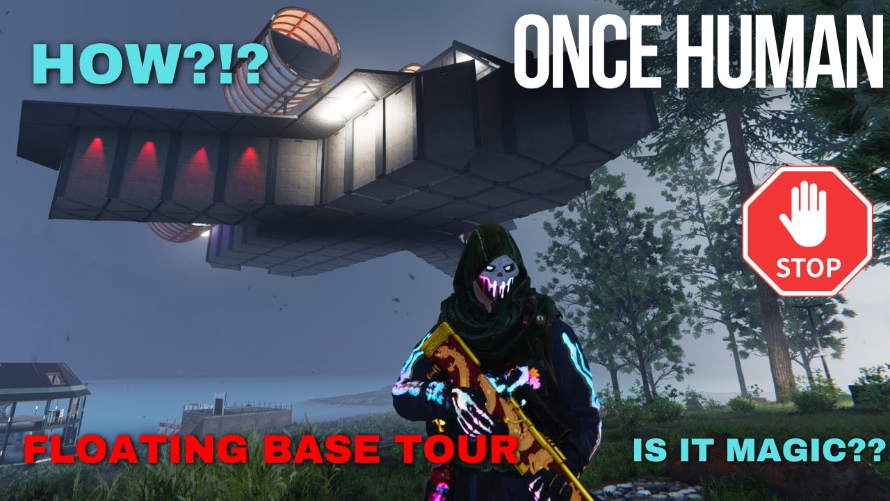 Once human floating base?? How did he build it? #oncehuman #gaming ...