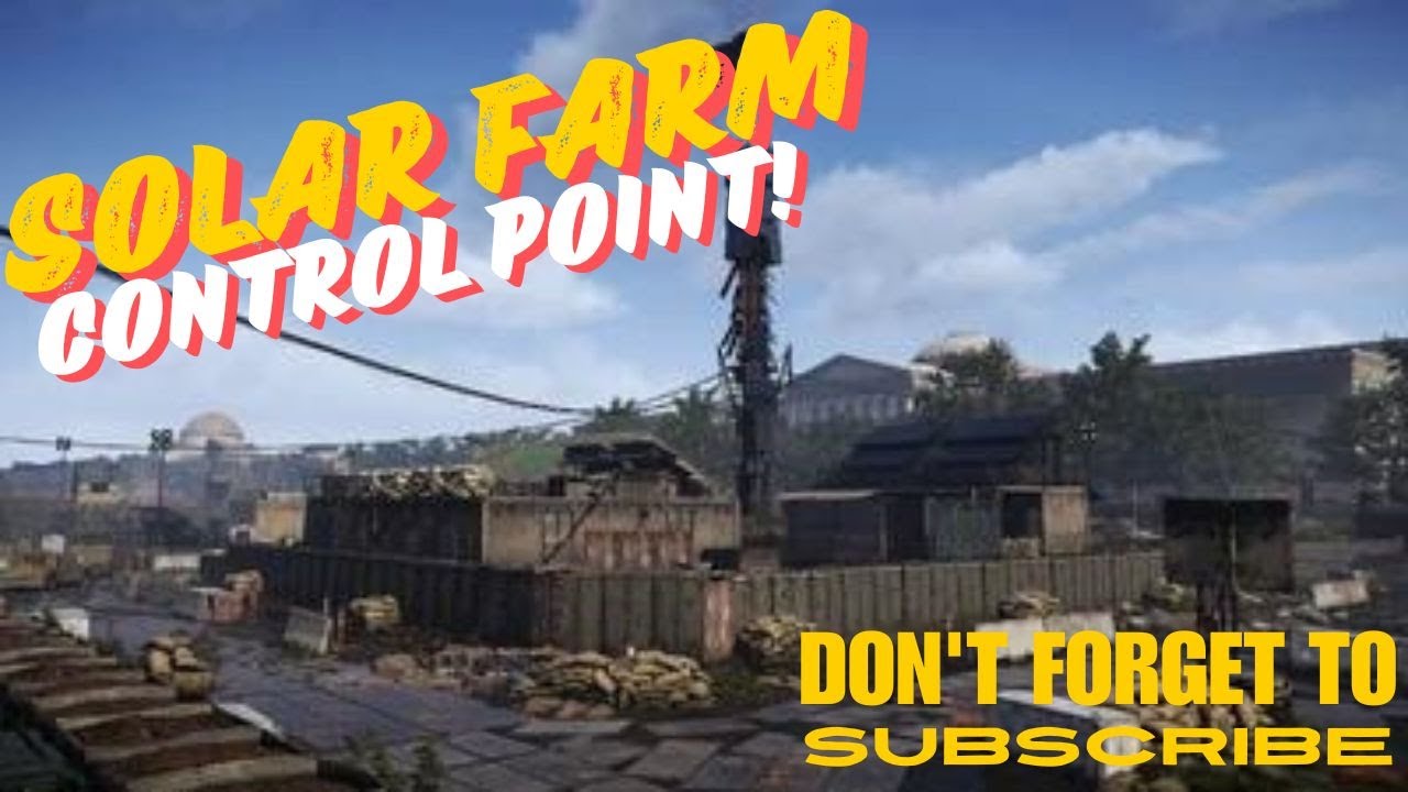 The Division 2 Solar Farm Control Point Strikers Build St.Elmo's Engine ...