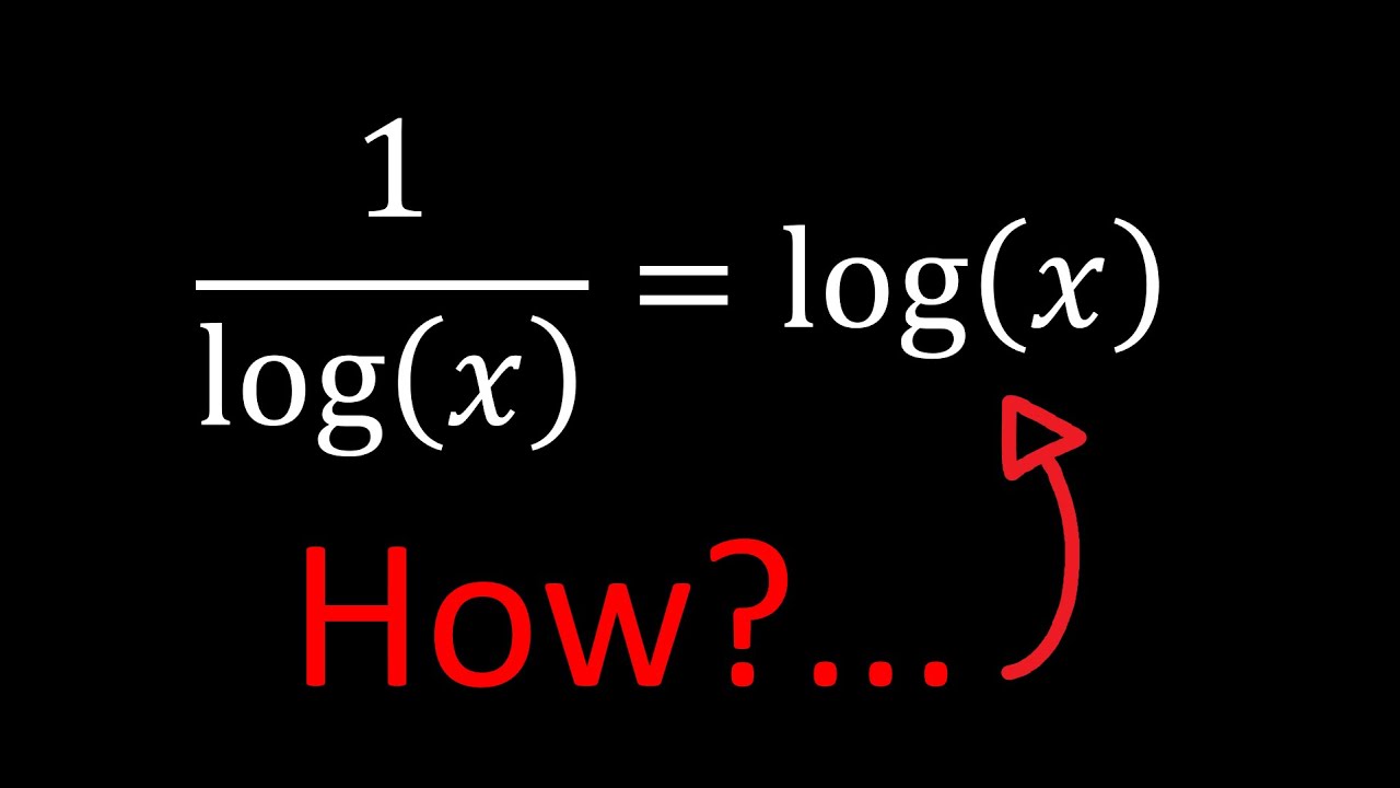 Impressive Logarithm Math Olympiad Question - YouTube