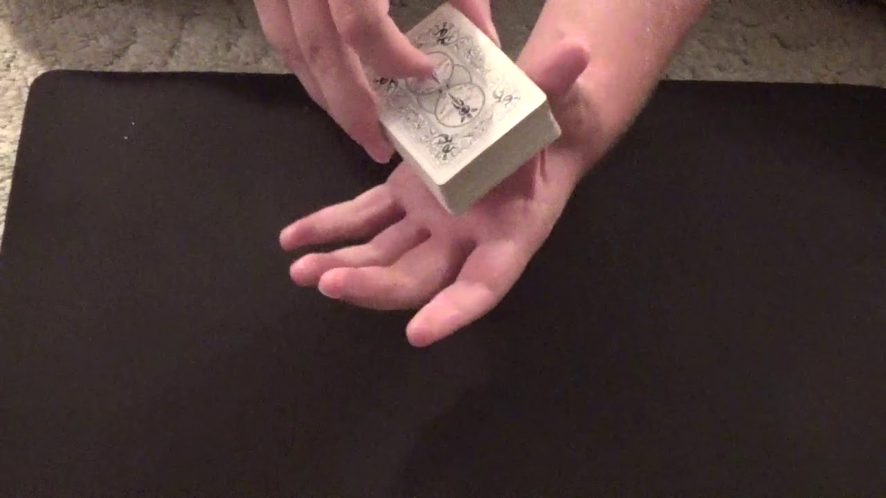 How to shuffle cards: Hindu Shuffle - YouTube