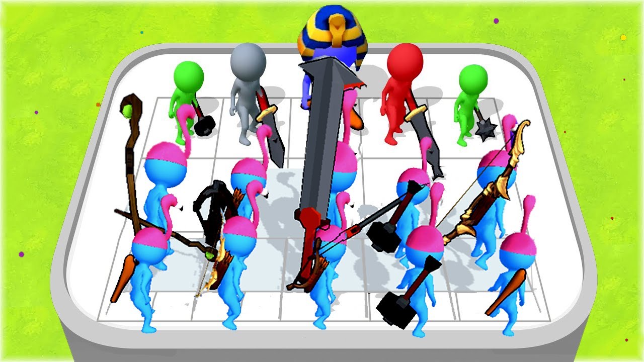 MAX LEVEL in MERGE BATTLE 3D Game New Update Part 2 - YouTube