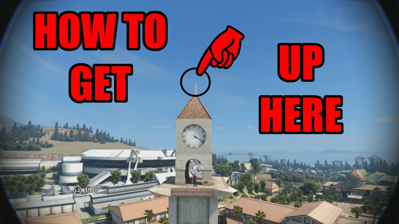 Skate 3 Tutorial: How to get on the tippy top of the clock tower (with ...