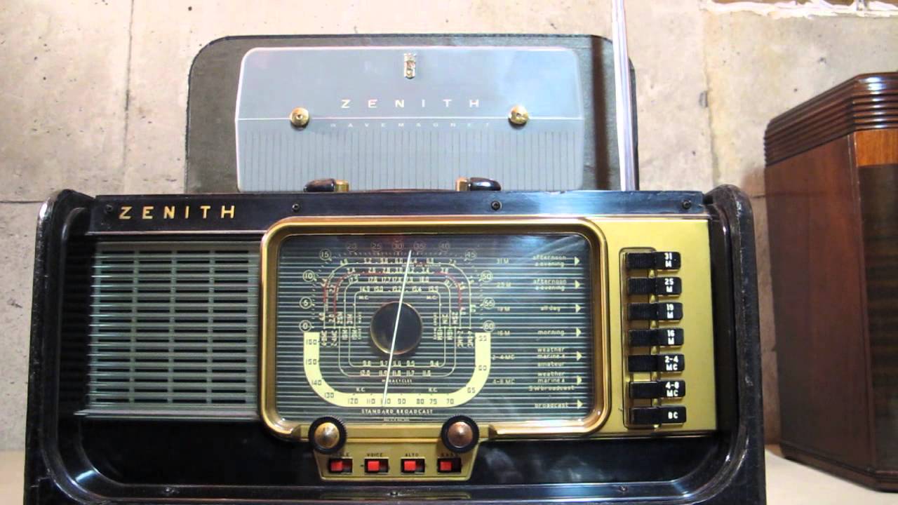 Zenith TransOceanic H500 Tube Radio (1951) - YouTube