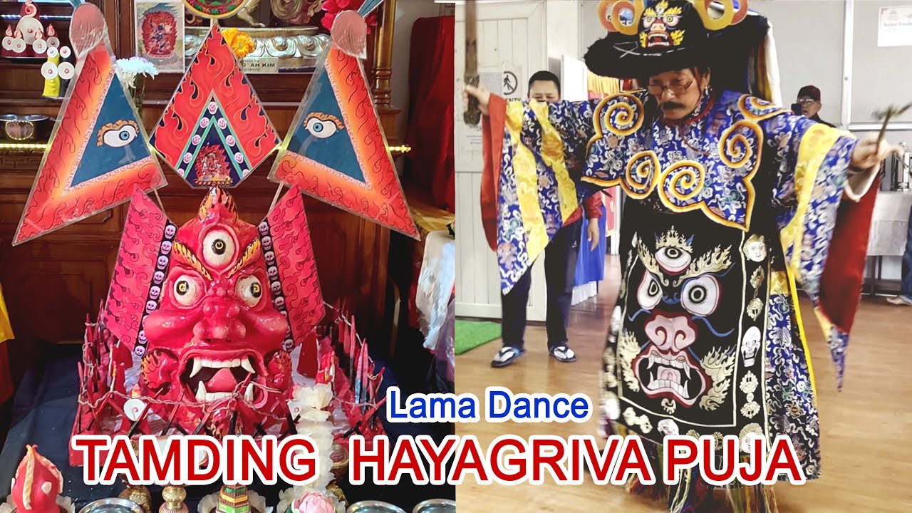 TAMDING HAYAGRIVA PUJA || Lama Dance || ताम्डिन हृयघेवा पुजा #Lama_Ngakpa_Pema_Rangrol #Chod ...