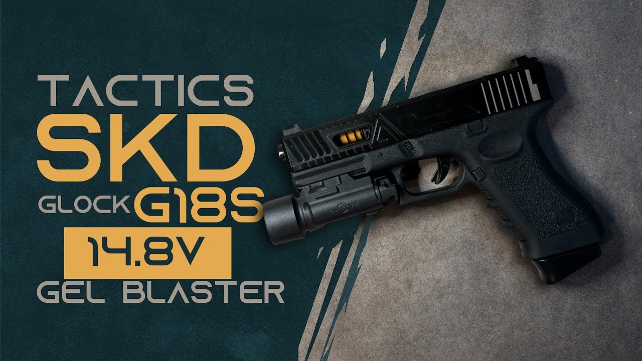 UNBOXING & REVIEW| SKD Glock G18 (Tactics Version) 14.8V - Build in ...