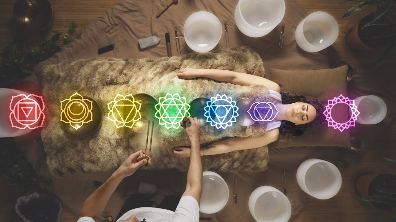 Body Attunement Sound Bath | Align All 7 Primary Chakras | Tibetan ...