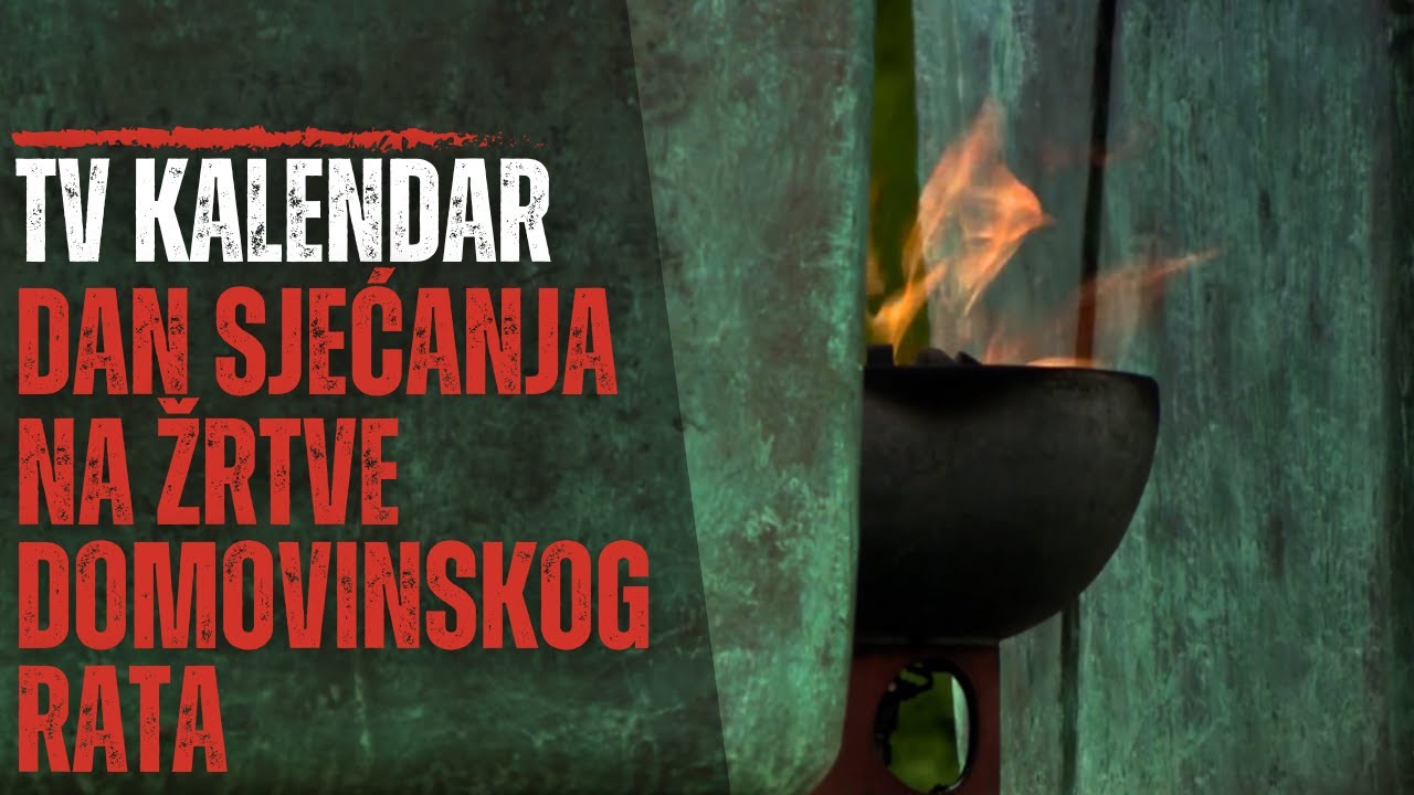 TV kalendar: Dan sjećanja na žrtve Domovinskog rata - YouTube