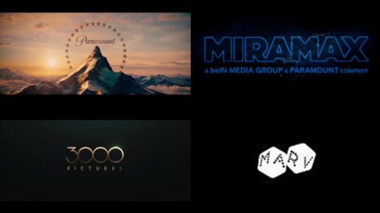 Paramount Pictures/Miramax/3000 Pictures/Marv | Movie Logo Mashup - YouTube