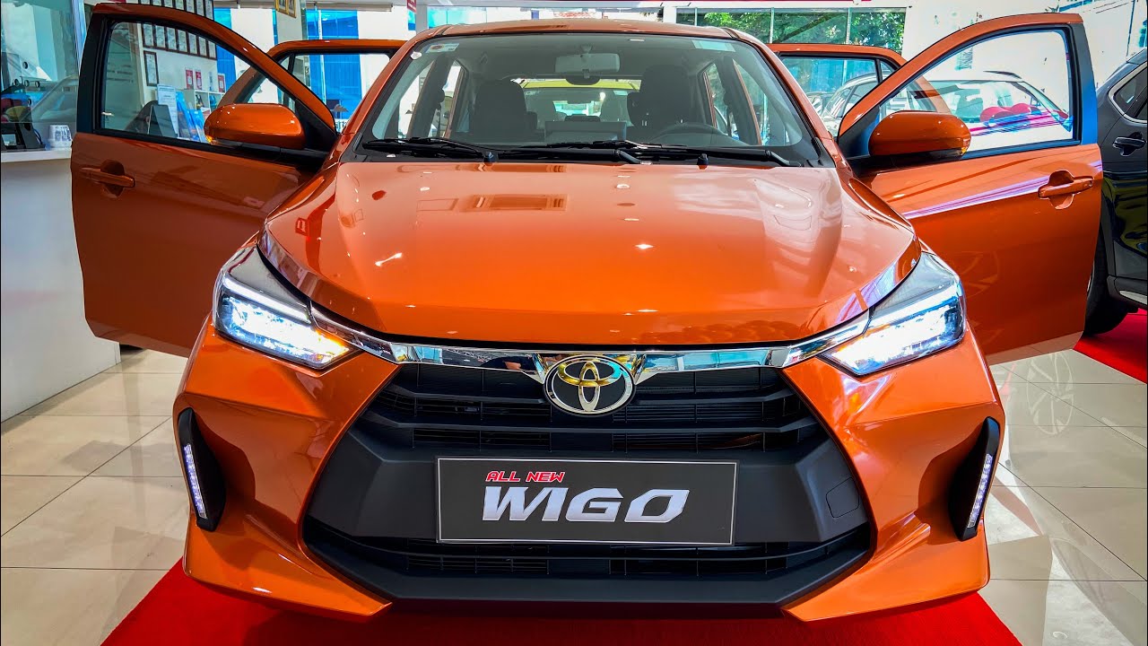 2024 Toyota WIGO | All New Toyota Wigo Orange Color - YouTube