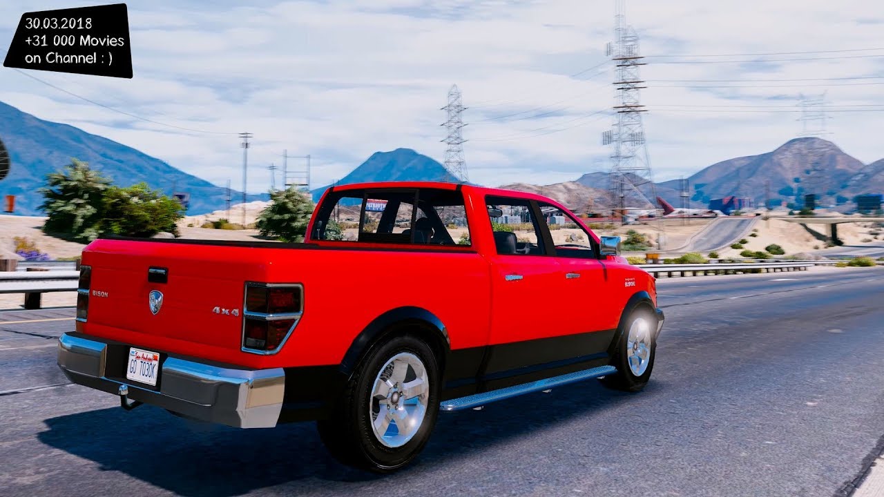 Updated Bravado Bison (Civilian Full-Size) Grand Theft Auto V M.G.V.A ...