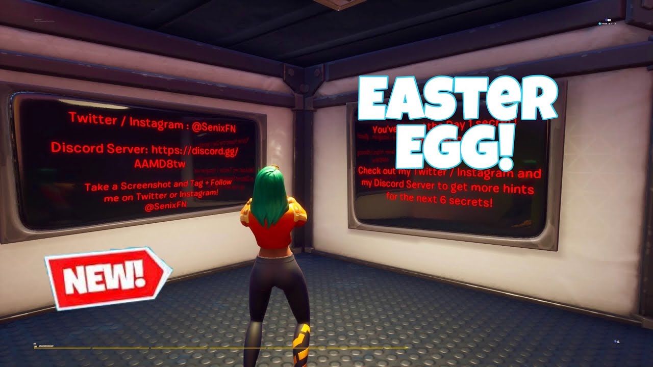 *NEW Fortnite Creative Secret Easter Eggs! Complete The Secret Easter ...