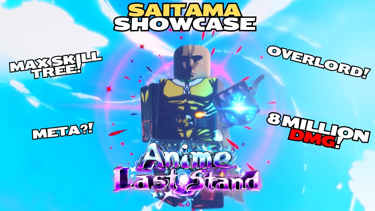 Showcasing Max Skill Tree Saitama in Anime Last Stand One Punch Man ...