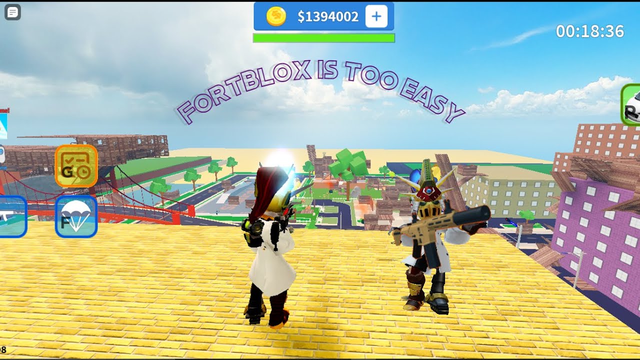Fortblox is too easy - YouTube