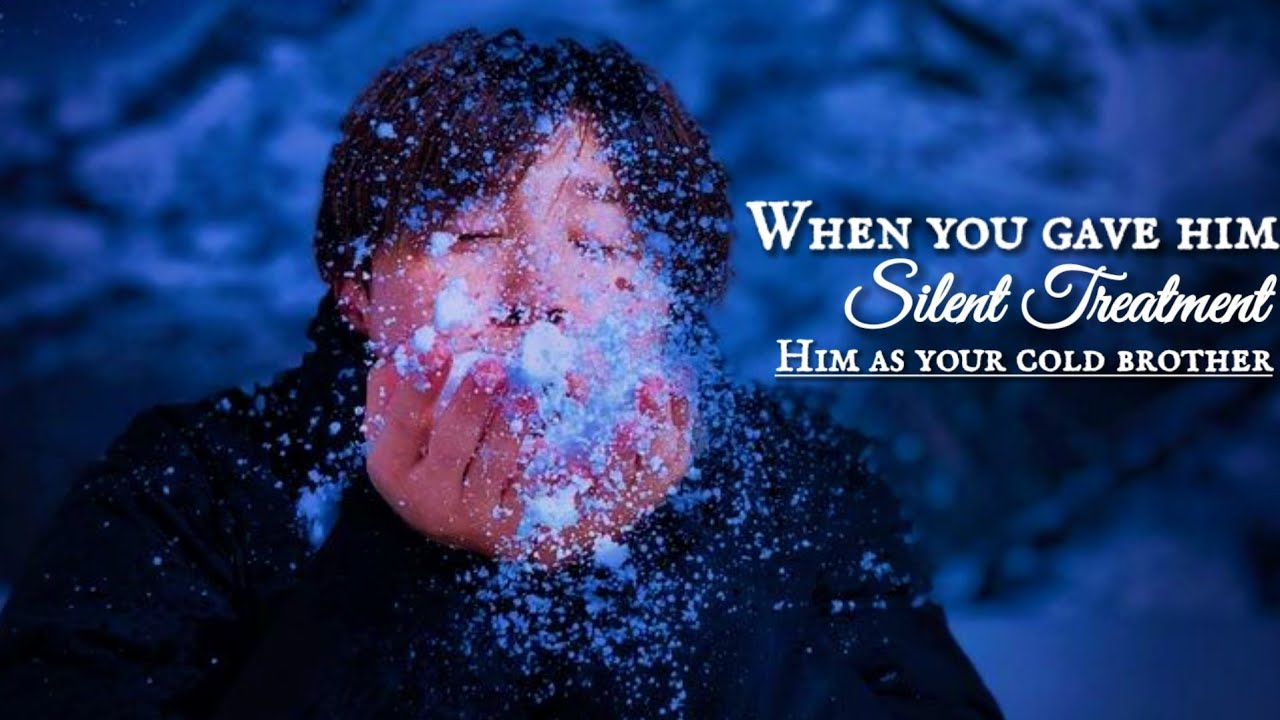 When you gave him silent treatment | Him as your cold brother | Jimin ...