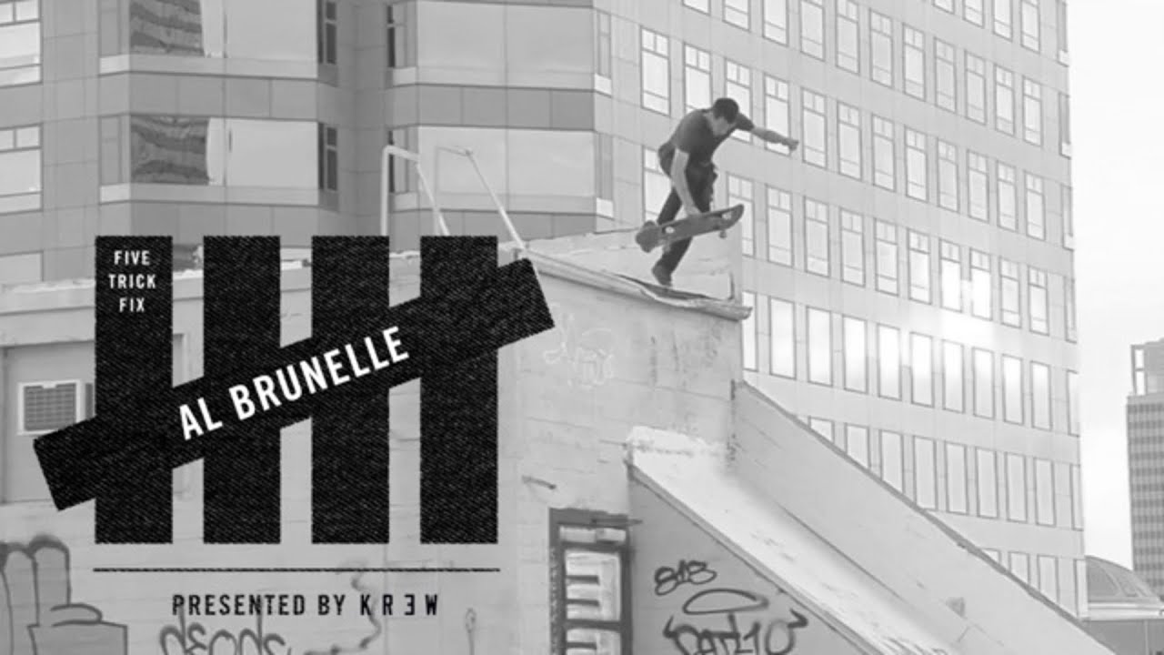 5 Trick Fix: Al Brunelle | TransWorld SKATEboarding - YouTube