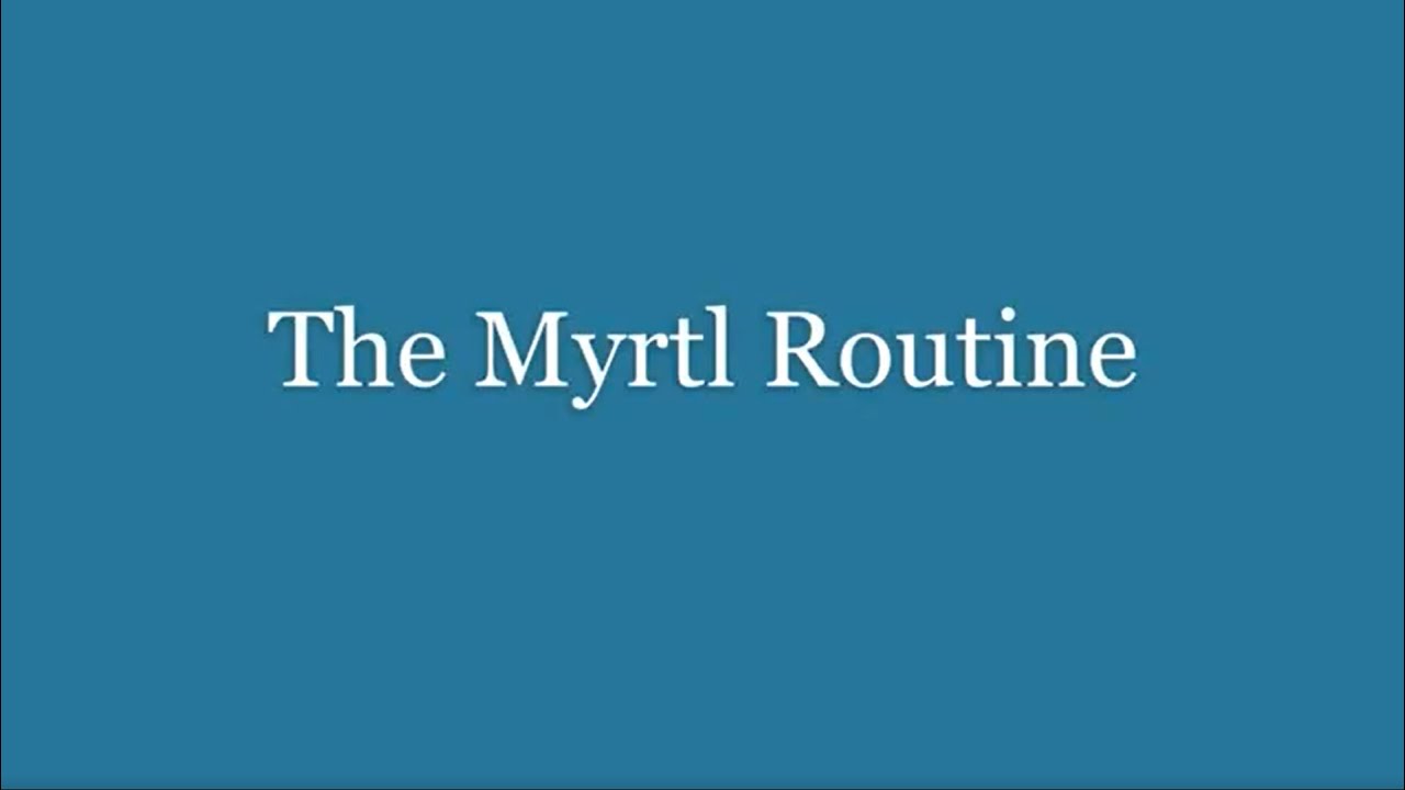 The Myrtl Routine - 10 Minute Home Workout - YouTube