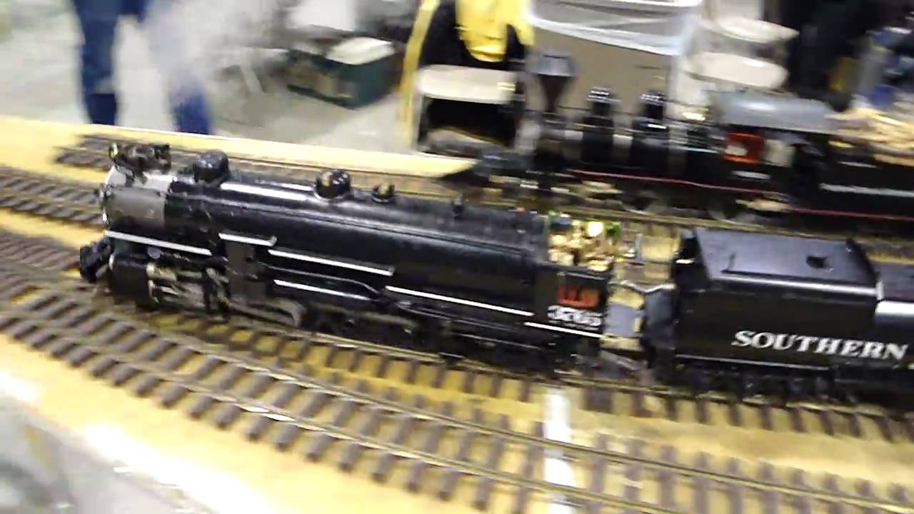 Live Steam Locomotive scale model running - YouTube