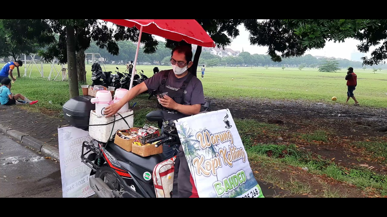 Jualan kopi keliling pake motor - YouTube