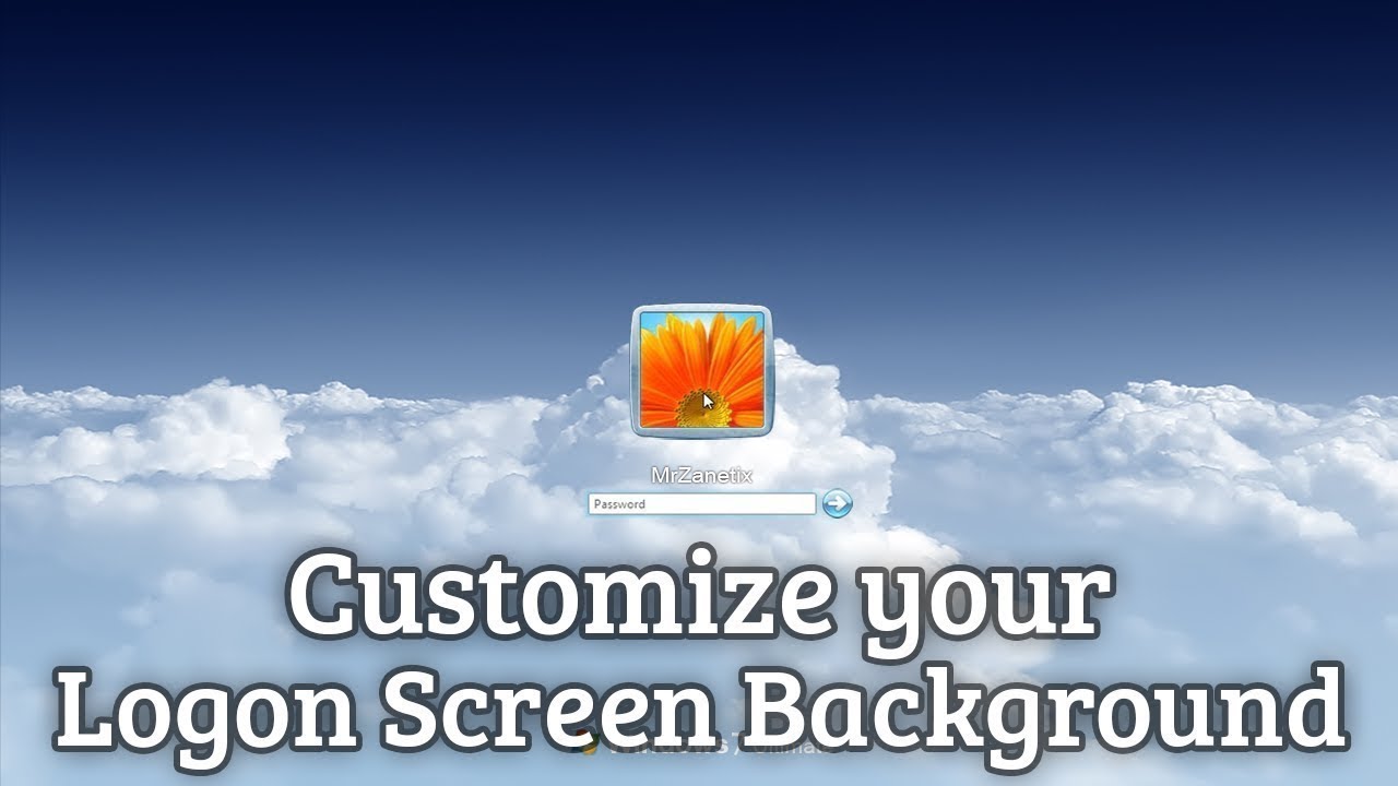 How To Change Your Welcome Screen In Windows 7 (Complete Learn) - YouTube