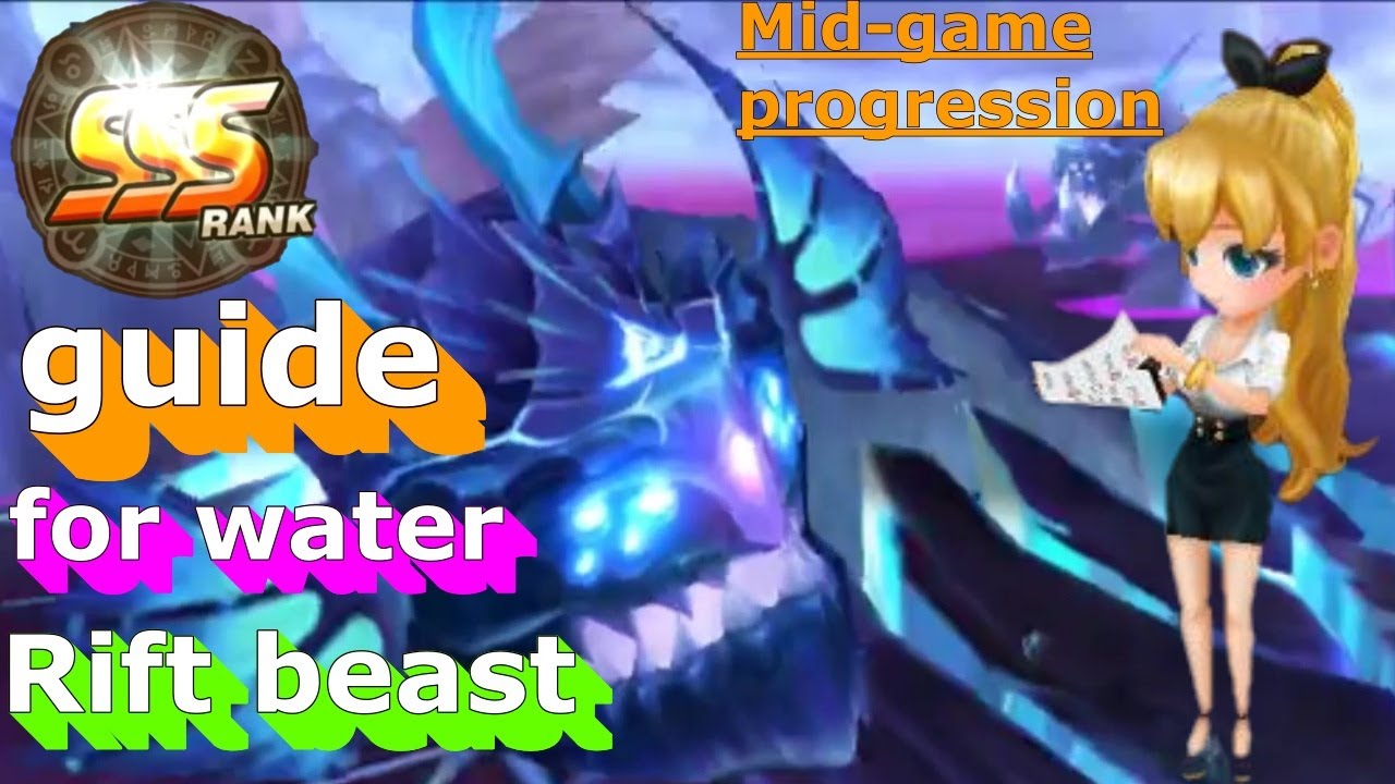 Water Rift Beast guide! Simple trick to get SSS! Midgame progression ...