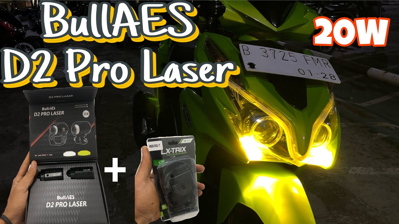 Pasang lampu D2 pro laser 20W tutorial BullAES D2 Pro Laser, cara ...