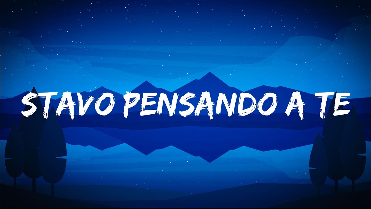 Fabri Fibra - Stavo Pensando A Te ( Lyrics ) │ A Tiësto 🎶 - YouTube