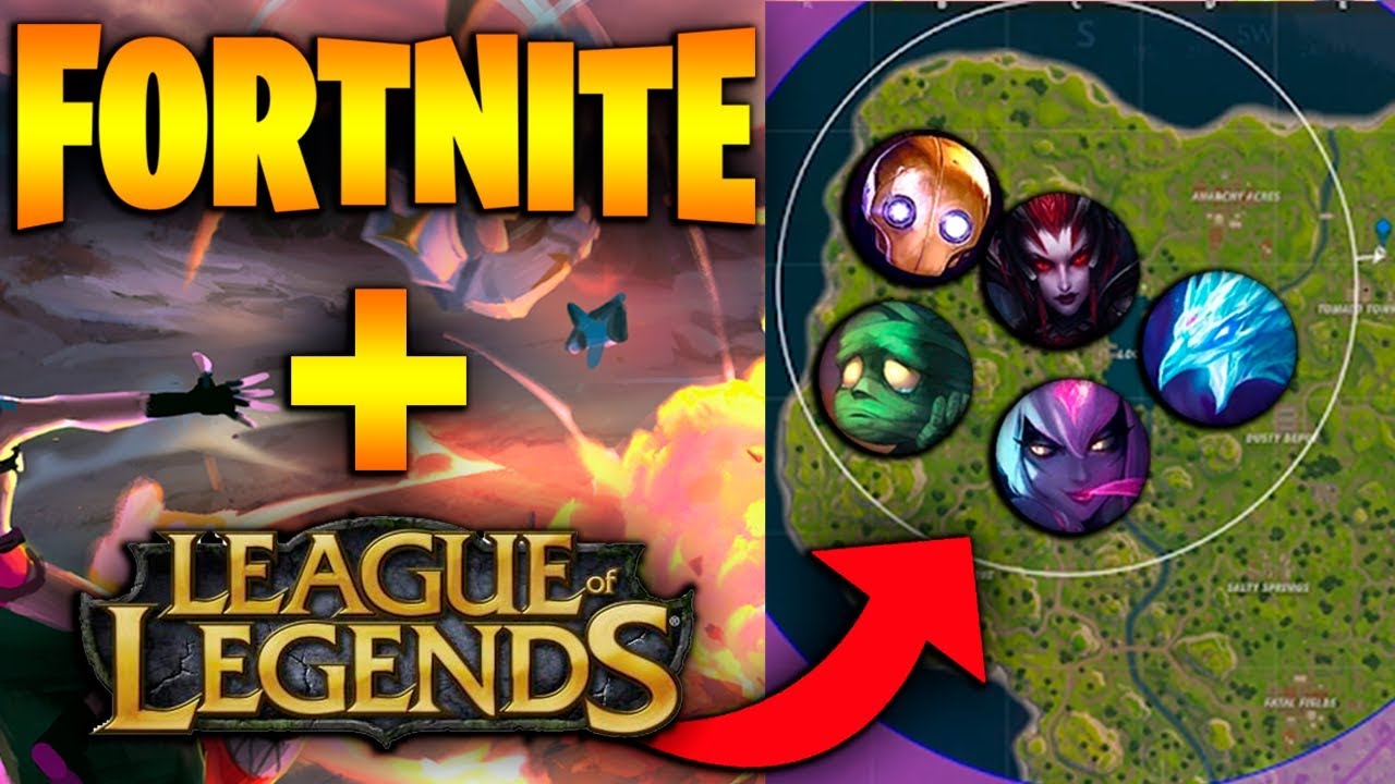 FORTNITE + LEAGUE OF LEGENDS = ??? - YouTube