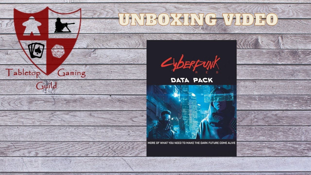 Cyberpunk Red Data Pack Unboxing - YouTube