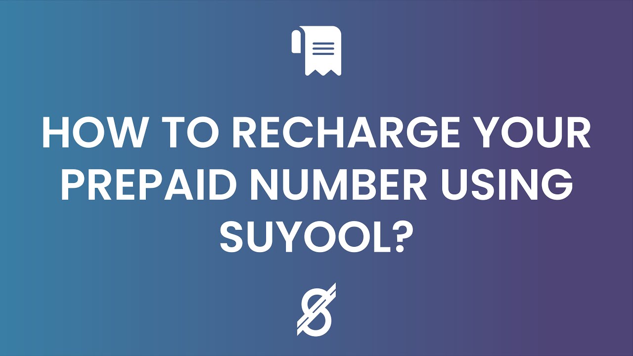 How to RECHARGE YOUR PREPAID NUMBER using Suyool? - YouTube