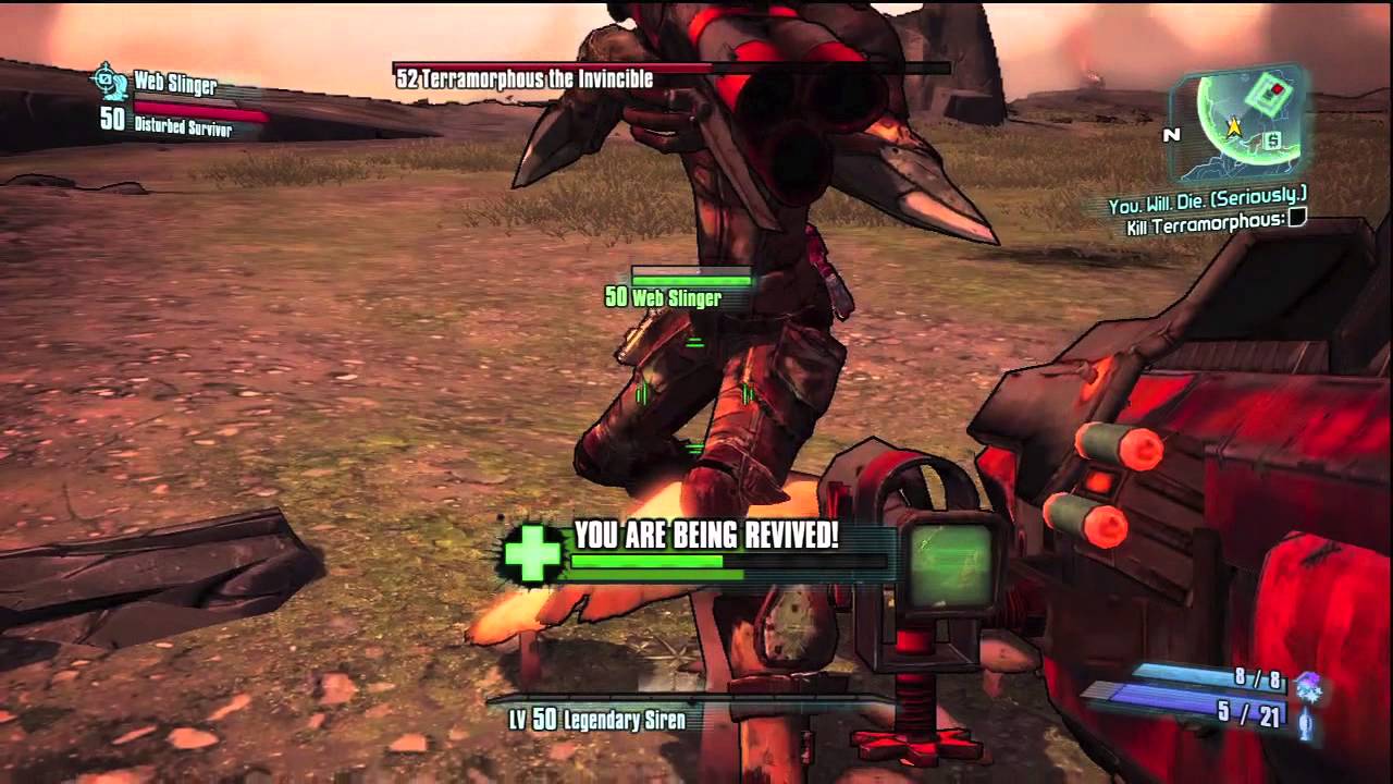 Borderlands 2: Farming Terramorphous - The Co-op Mode - YouTube