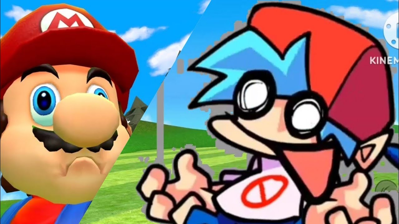 Mario Meets Bf [Castle Calamity X Rudeanimations] Fnf Animations - YouTube