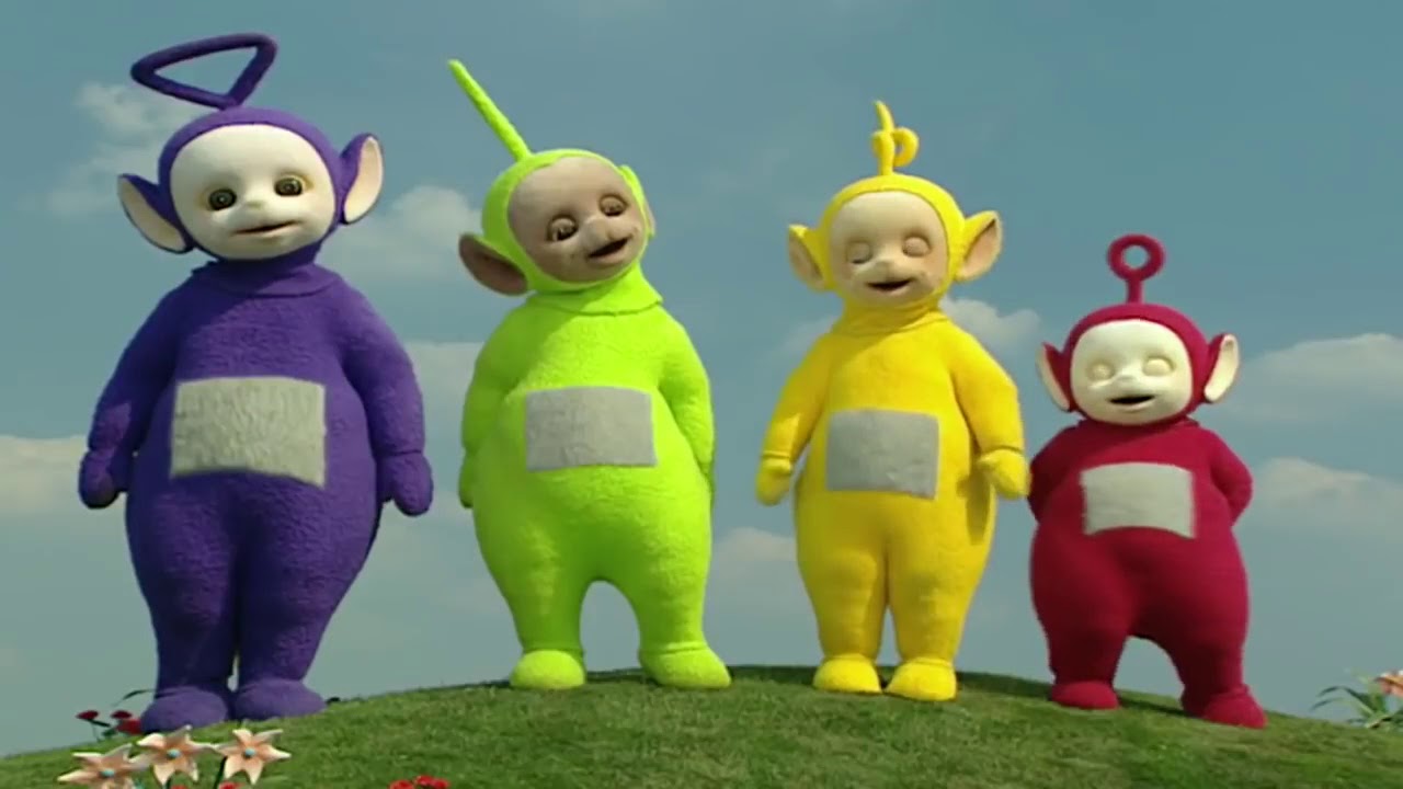 Teletubbies fun in the summer fun in winter without Kids play - YouTube