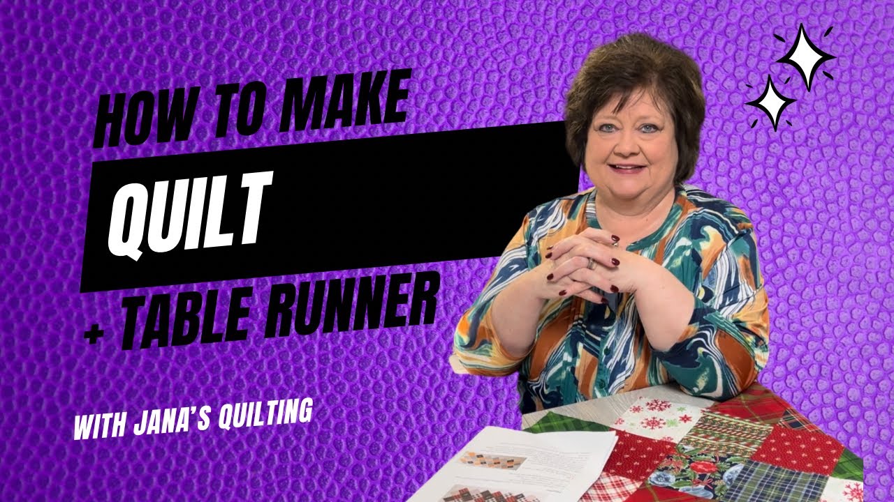 Quilt + Table Runner Design Pattern - YouTube