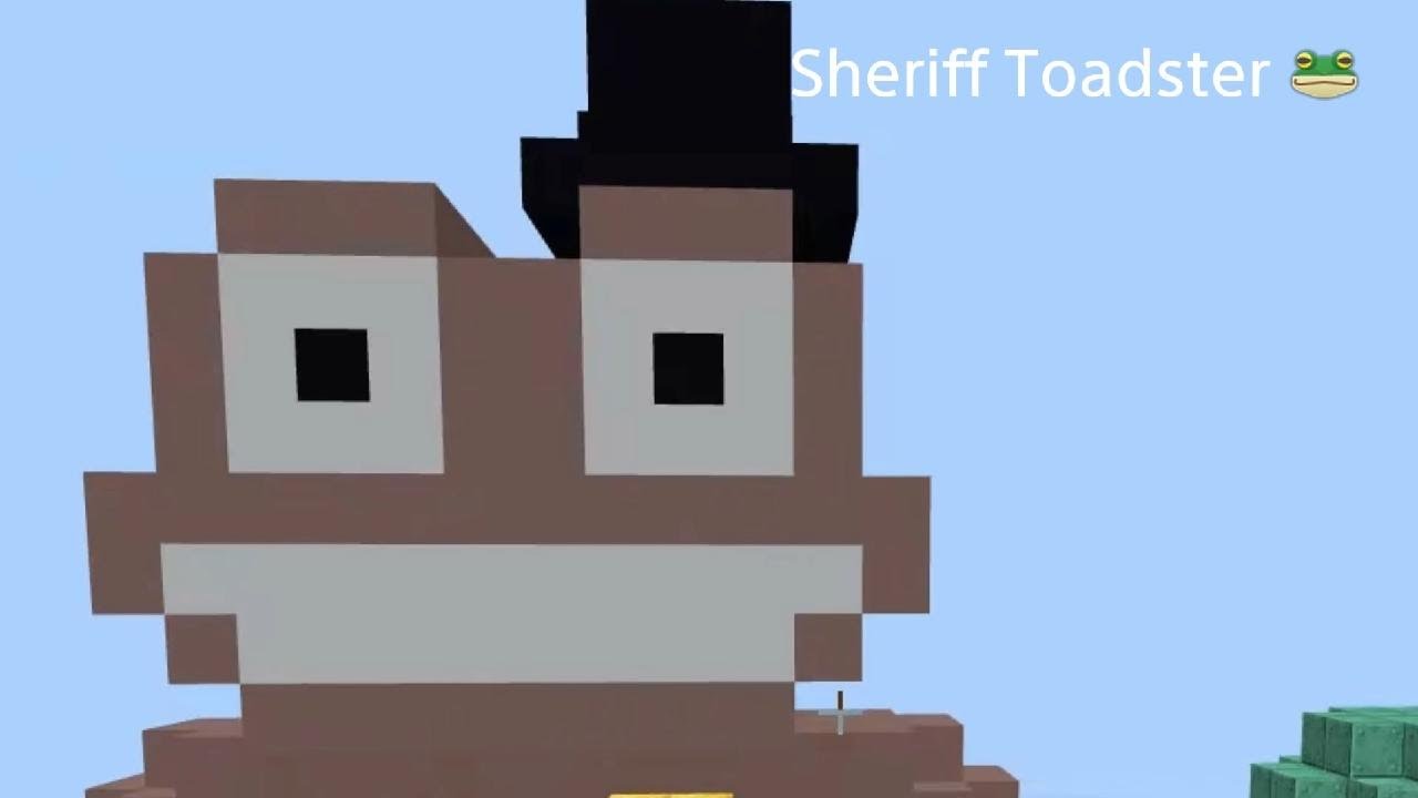 Sheriff Toadster Minecraft Statue (Garten of Banban) - YouTube