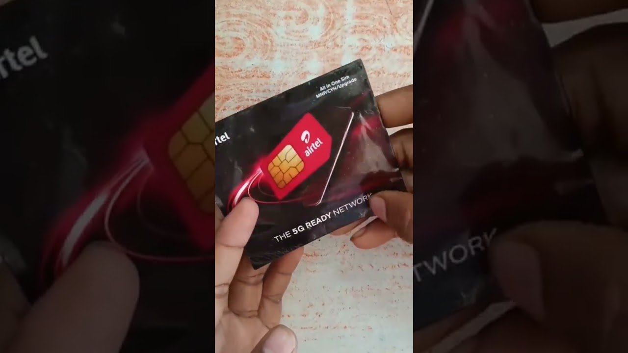 AIRTEL 5G SIM UNBOXING | AIRTEL 5G LAUNCH 2022 #short - YouTube