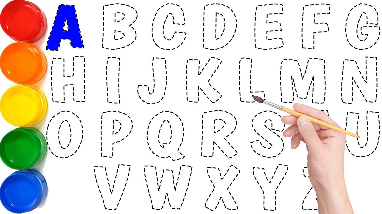 Alphabet Drawing & Painting for Kids | ABC Learning Made Fun | KS ART ...