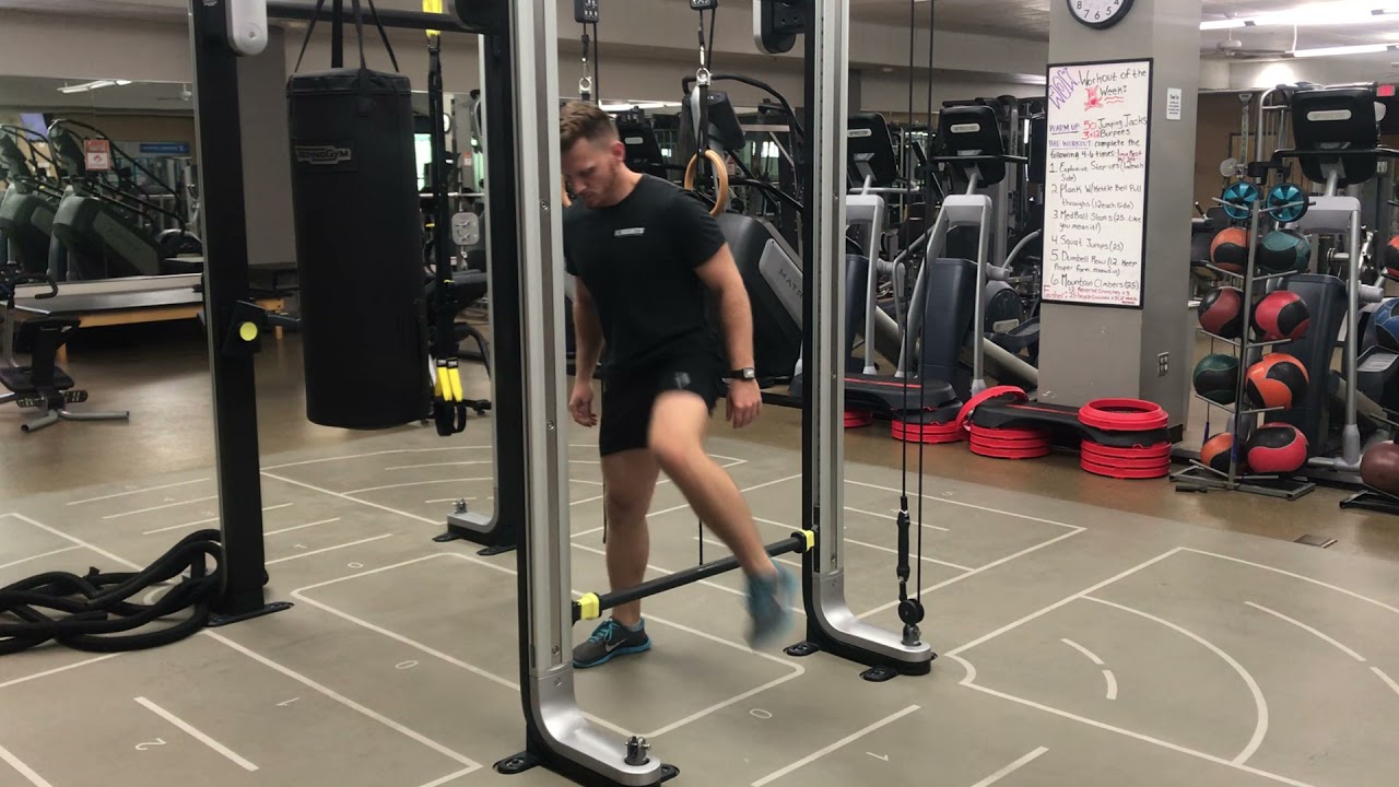 Lateral Hurdle Step Overs - Hip Mobility - YouTube