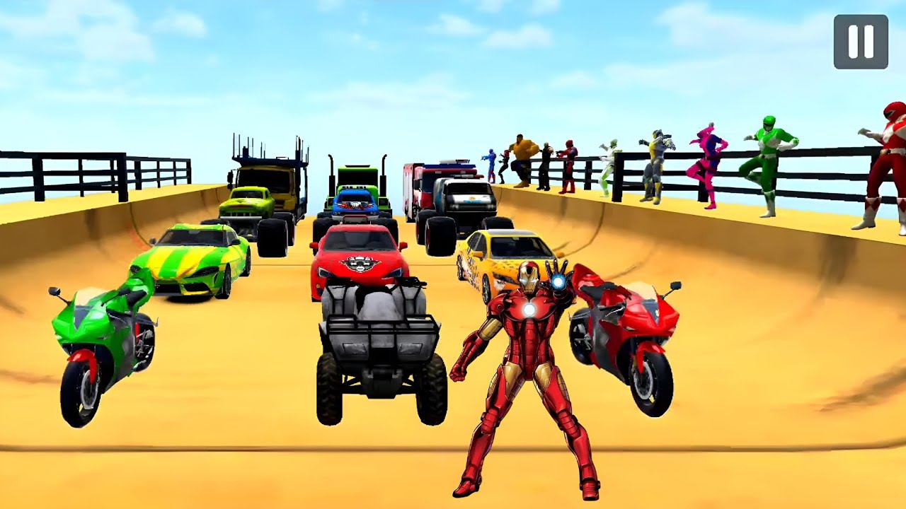 Superhero Crazy Stunt - Ramp Car Stunts 3D - Android GamePlay #8 - YouTube