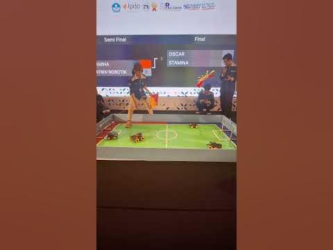 HIGHLIGHT Soccer Robot Competition #robot #robotics #arduino #competition #soccer - YouTube