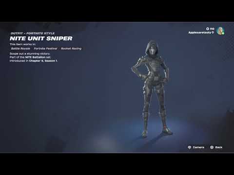 New Nite Unit Sniper In Fortnite - YouTube